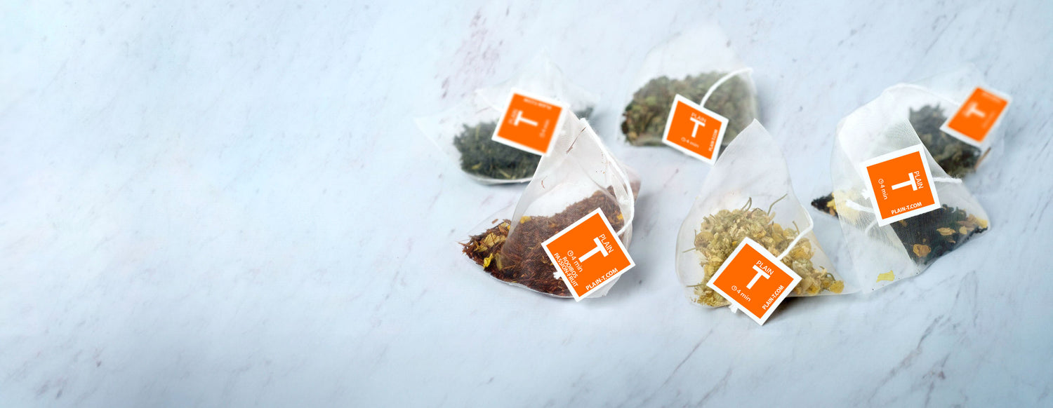 PLAIN-T -Biodegradable Tea Pyramids